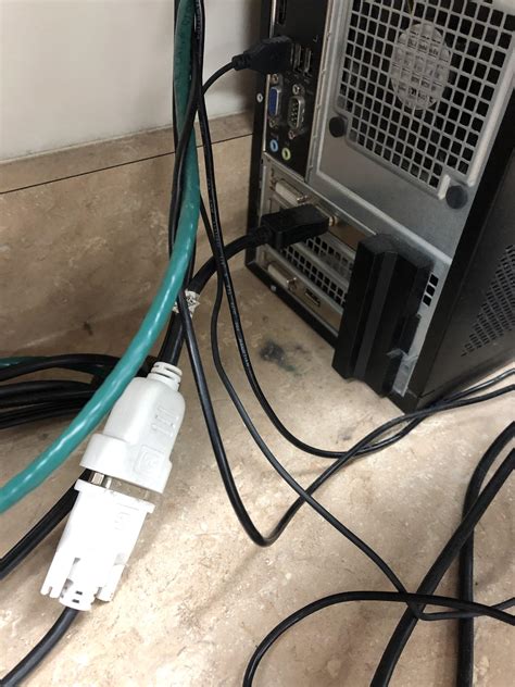 Just Plug The Dvi Into The Dvi Port THERES NO NEED FOR ADAPTER R Techsupportgore