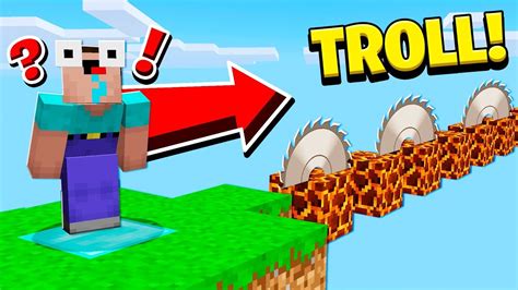 1 NOOB Vs WORST MINECRAFT PARKOUR TROLL YouTube