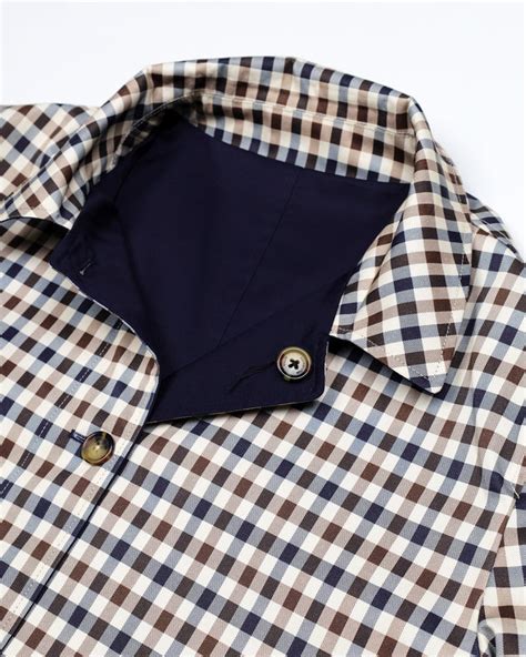 Aquascutum Active Archival Reversible Mid Coat