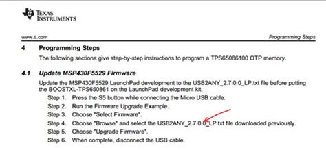Msp430f5529 Help Locating Usb2any2700lptxt File Msp Low Power