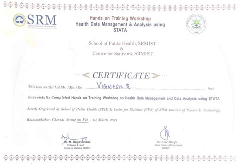 “thrilled To Have Successfully Completed The Hands On Training Workshop