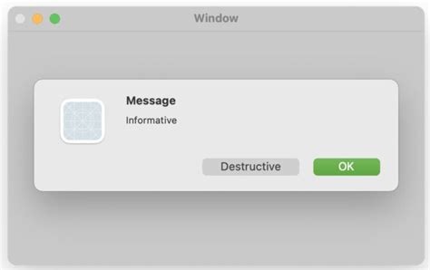 How To Get The Older Style MacOS Alert Dialog Back