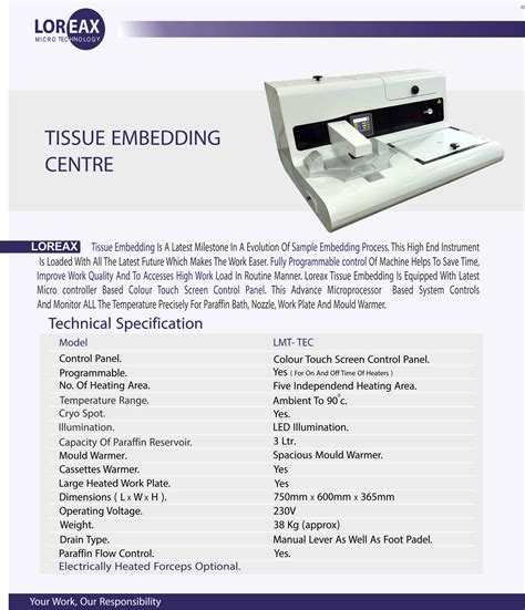 tissue embedding station