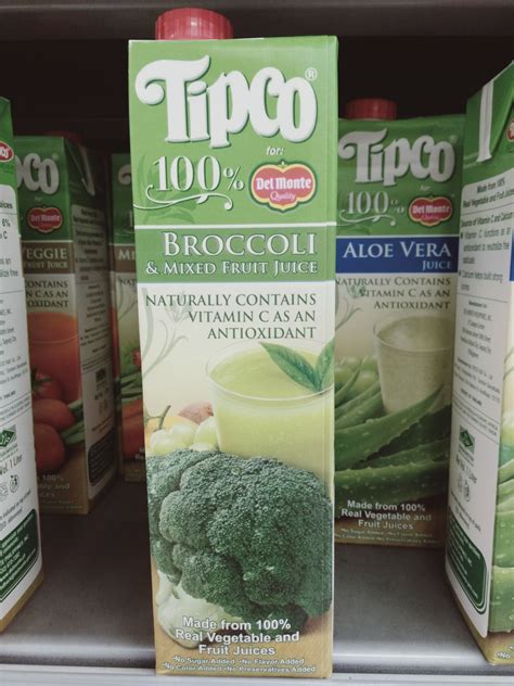 Tipco 100 Broccoli And Mixed Fruit Juice 1liter Lazada Ph
