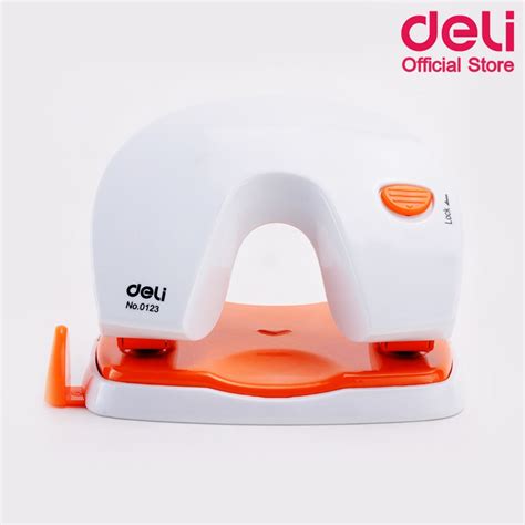 Deli 0123 2hole Punch เครื่องเจาะรูกระดาษแฟนซี 20 แผ่น แบบประหยัดแรง Shopee Thailand