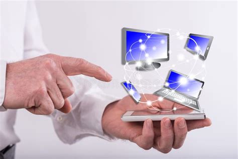 Concept Of Devices Connection Stock Image Image Of Devices Smartphone