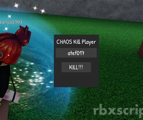chaos [kill player] scripts rbxscript