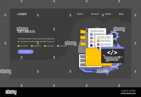 Metadata Dark Or Night Web Or Landing Data Annotation And Cataloging