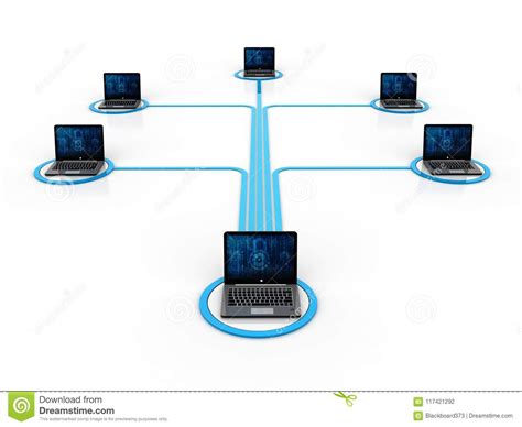 3d Rendering Cloud Computing Concept Cloud Network Stock Illustration Illustration Of Cover