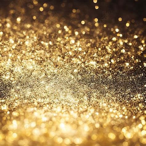 격리 된 어두운 배경에 황금 반짝이 조명 금 먼지 Defocused 텍스처 추상 스파클 입자 Bokeh 황금 황금빛 빛