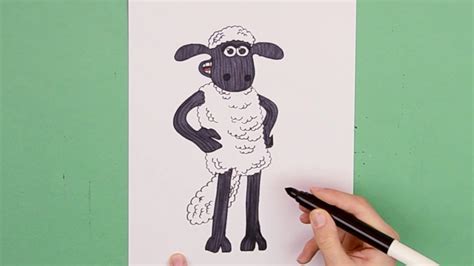 Shaun The Sheep Drawing