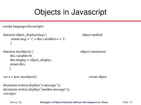 Ppt Object Oriented Programming Languages Powerpoint Presentation