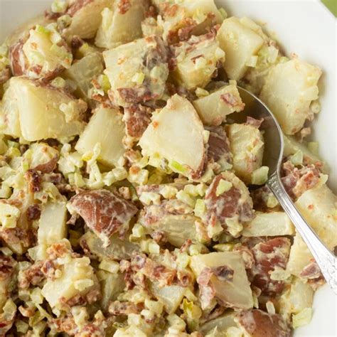 Red Skin Potato Salad With Bacon Hot Pan Kitchen