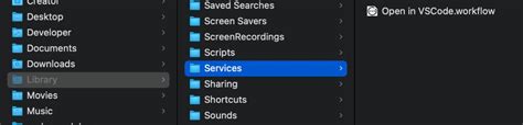 Setup A Macos Keyboard Shortcut For Opening Vscode In The Current Finder Directory