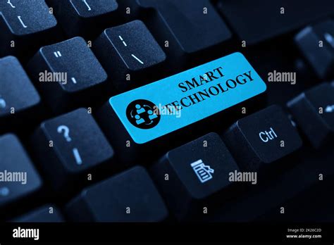 Hand Writing Sign Smart Technology Conceptual Photo Used To Protect