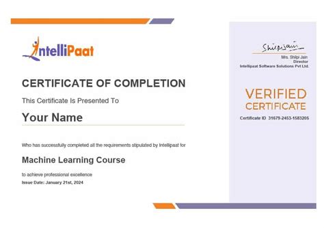 Machine Learning Course ML Certification Training