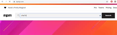 Chalk Library Npm Package In Node Js Codez Up