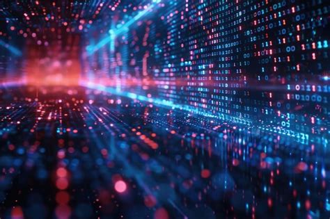 Premium Photo 3d Rendering Of Digital Binary Code Network Conveying Connectivity