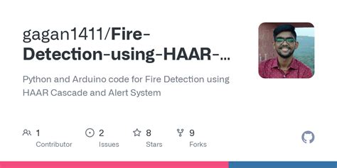 GitHub Gagan Fire Detection Using HAAR Cascade Classifier In OpenCV Python And Arduino