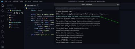 Virtual Environment Using Vs Code