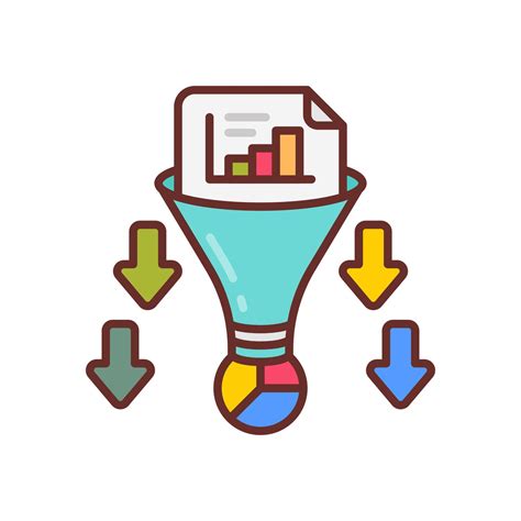 data filtering icon in vector logotype 40814829 vector art at vecteezy