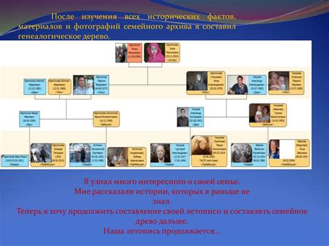 Родословная моей семьи - презентация онлайн