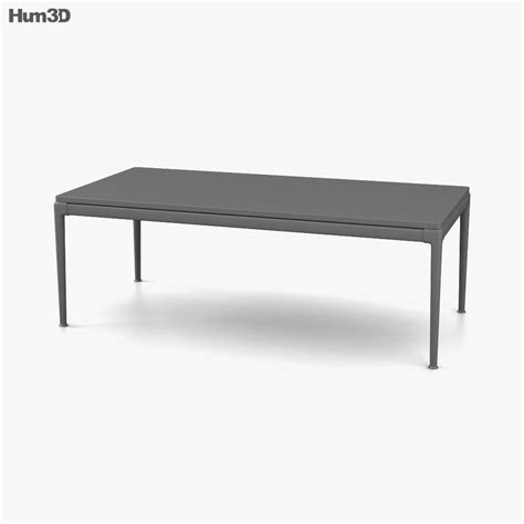 Flexform Pico Dining Table 3d Model Download In Max Obj Fbx C4d