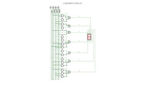 Circuitverse 7 Segment Display