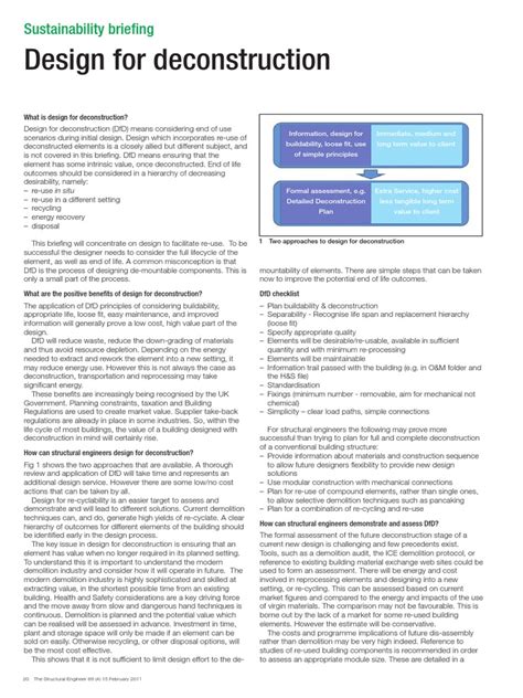 Design For Deconstruction Pdf Recycling Reuse