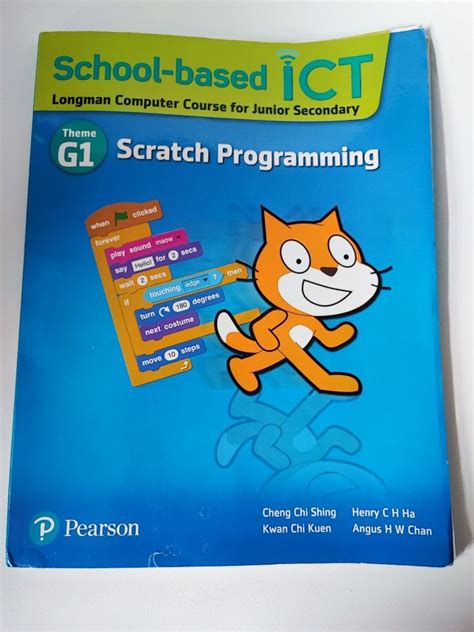 Pearson School Based Ict G1 Scratch Programming 興趣及遊戲 書本 And 文具 教科書