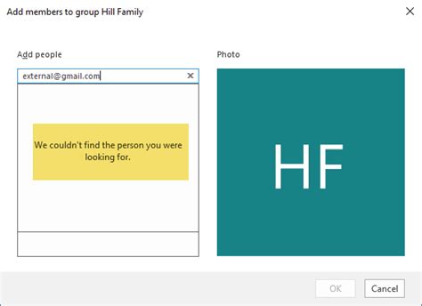 Microsoft Office 365 Cannot Add Guest To O365 Group From Outlook 2016