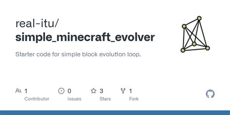 GitHub Real Itu Simple Minecraft Evolver Starter Code For Simple Block Evolution Loop