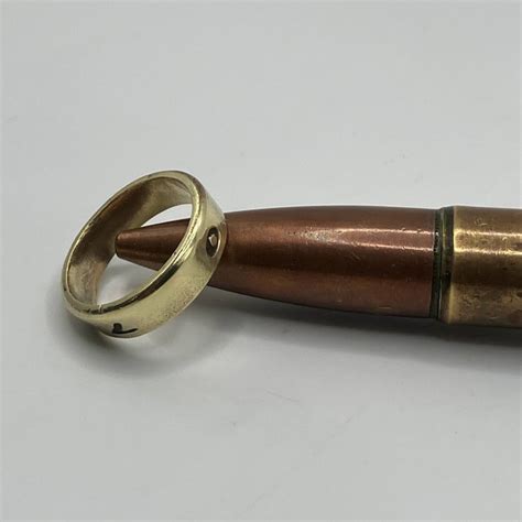 Bullet Casing Ring Etsy