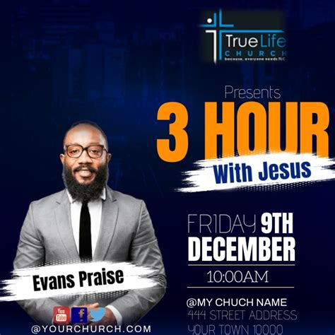 Church Program Template Postermywall