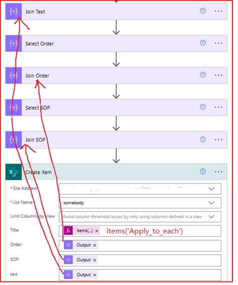solved combine excel rows and upload in sharepoint power platform