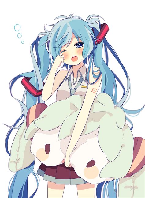 Sleepy Miku Hatsune Miku Vocaloid R Awwnime