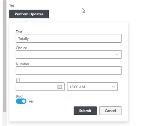 Parameters In Manually Triggered Sharepoint Actions
