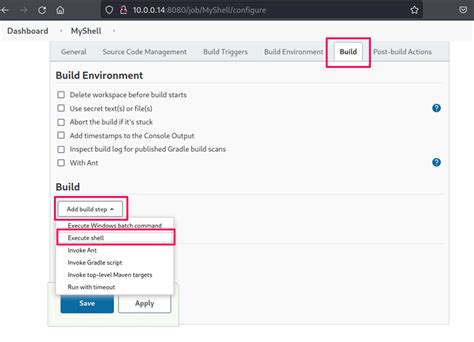 Jenkins Remote Execution Via Malicious Jobs