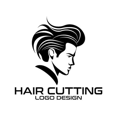 Premium Vector Hair Cutting Vector Logo Design
