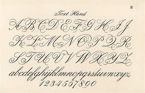 Cursive Fonts From Draughtsmans Alphabets Free Photo Rawpixel