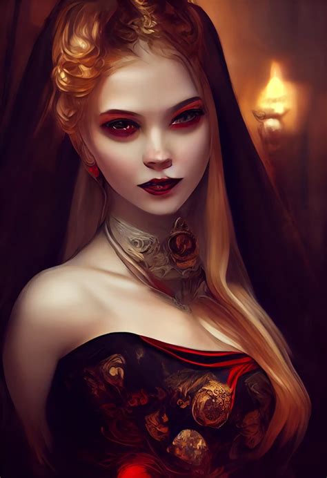 beautiful vampire Queen of the Damned, lightnings of | Midjourney
