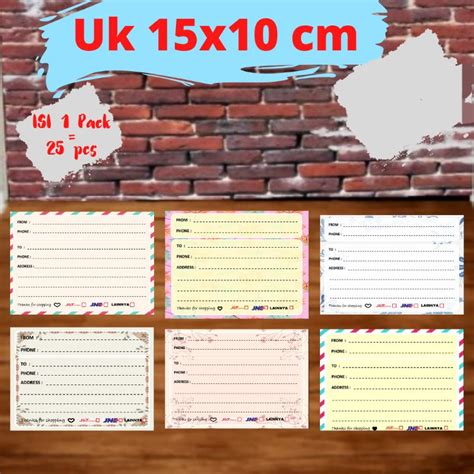 Jual STICKER LABEL RESI JUMBO ALAMAT PENGIRIMAN Shopee Indonesia