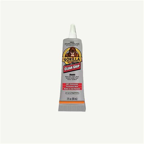 Gorilla Clear Grip 3 Oz Tube 8040002 Ajax Spurway Fasteners