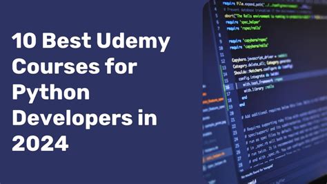 10 best udemy courses for python developers in 2024