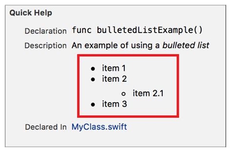 Markup Formatting Reference Bulleted Lists