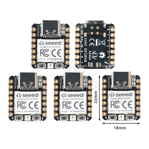 seeed xiao rp2040 microcontrolador duplo núcleo braço córtex m0 mais