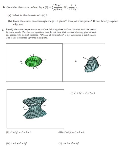 Solved Consider The Curve Defined By Chegg