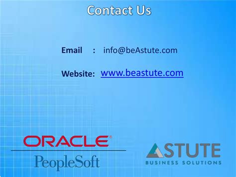 Ppt Astutes Peoplesoft Integration Testing Utilities And Tools