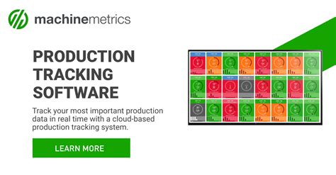 Real Time Production Tracking Software Machinemetrics