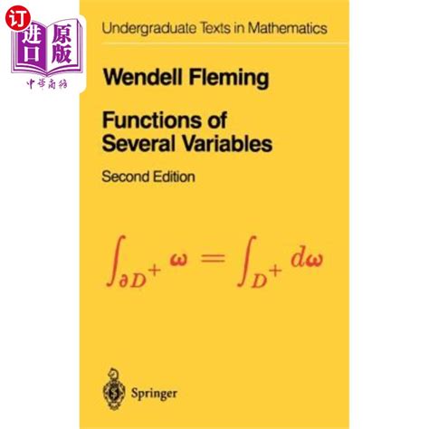 海外直订functions of several variables多变量函数 虎窝淘